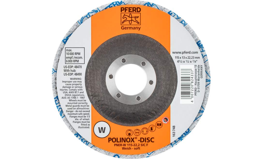 Pferd Polinox PNER-W 44690732 Disc 115-22.2 C Fine: Amazon.co.uk: DIY & Tools
