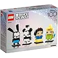 Amazon.com: LEGO BrickHeadz Disney 100th Celebration Mickey Mouse, Snow ...