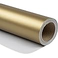 Amazon.com: RUSPEPA Gold Wrapping Paper Solid Color - Mini Roll - for ...