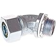 Hubbell-Raco 3443 45 Degree Liquidtight Connector, 3/4-Inch Trade Size ...