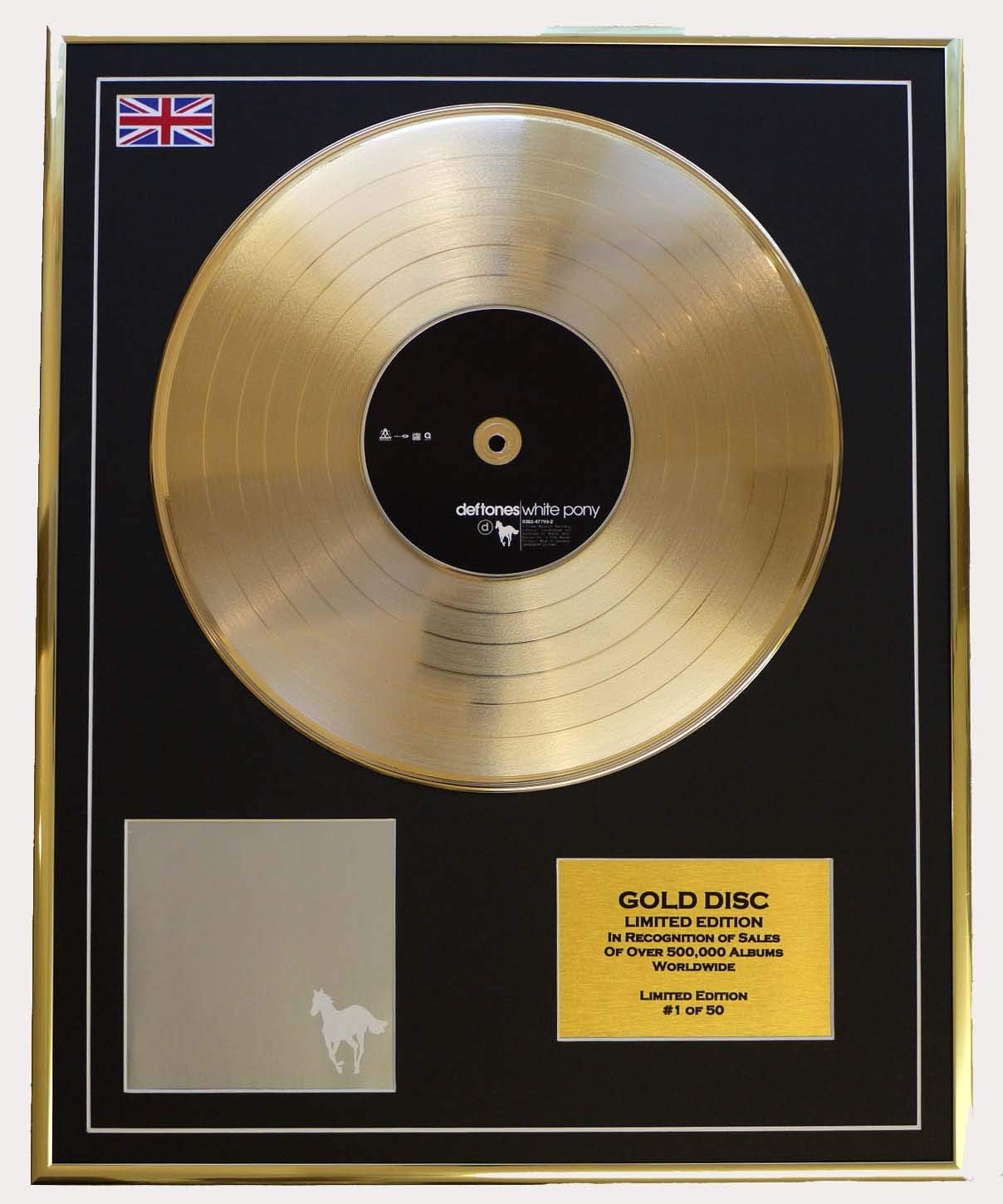 DEFTONES/Cd Gold Disc Record Limited Edition/WHITE PONY – BigaMart