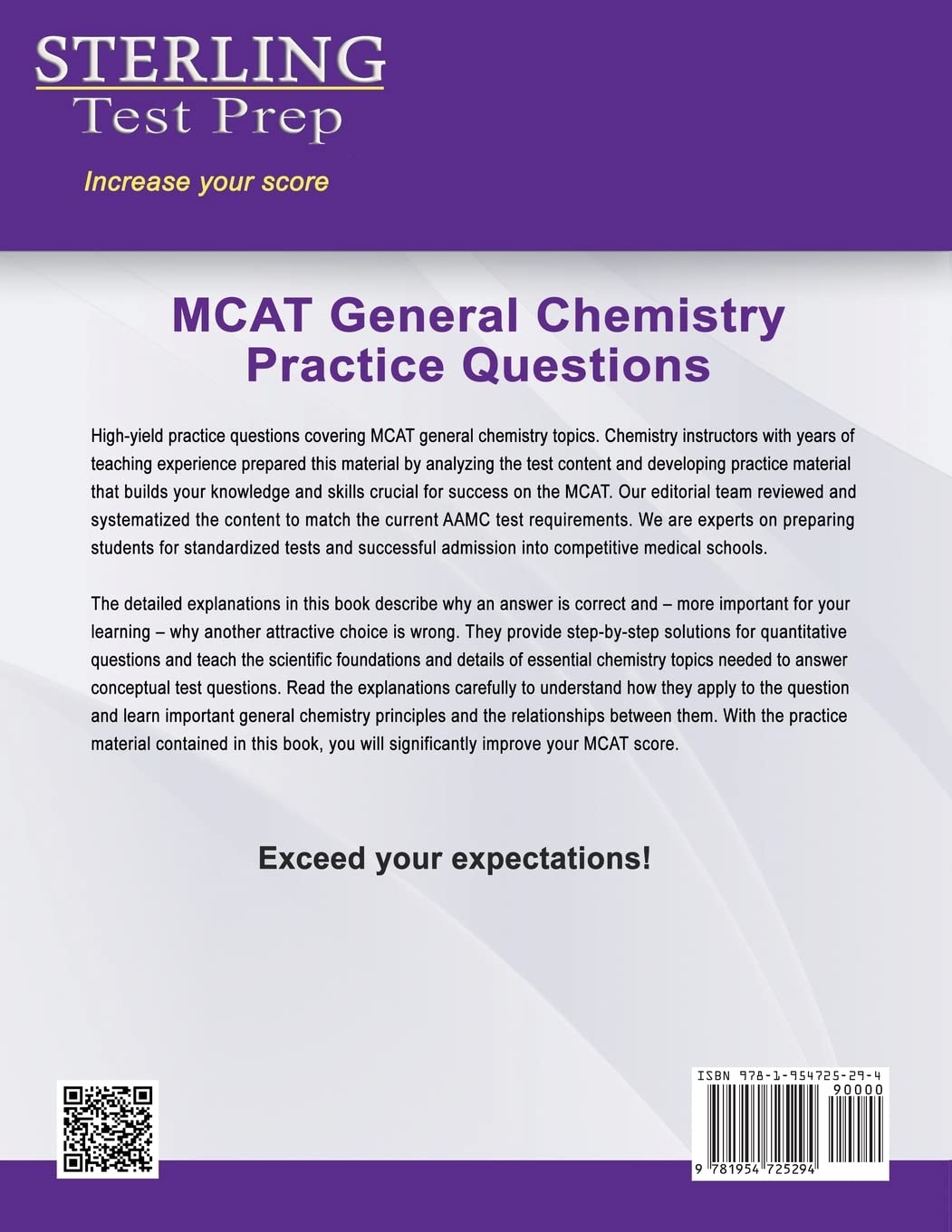 Mua Sterling Test Prep MCAT General Chemistry Practice Questions: High ...