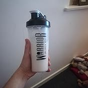 Warrior Supplements 600 ml Capacity Blender and Shaker Bottle: Amazon ...