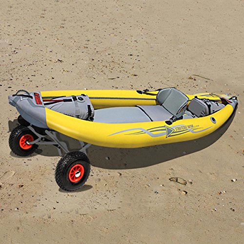 ShOpPeRcHoIcE Aluminum Kayak Jon Boat Canoe Gear Dolly Cart Trailer ...