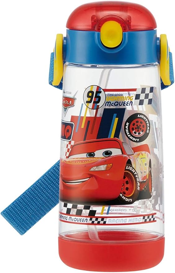Amazon.co.jp : スケーター 子供用 水筒 クリアボトル ストロー付き カーズ 20 ディズニー 480ml PDSH5 : ホーム＆キッチン