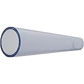 Amazon.com: 3 Inch Diameter Clear PVC Schedule 40 Pipe [Pipe ID 3.042 ...