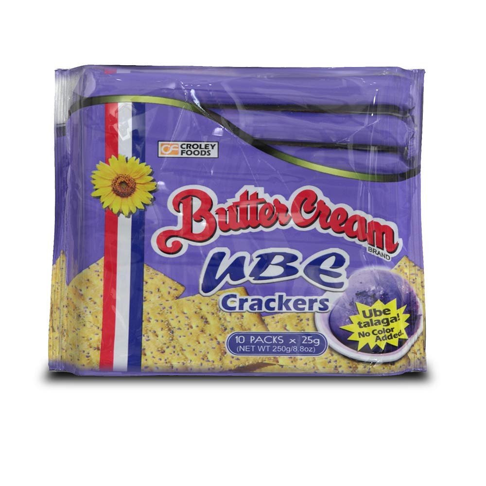 Croley Foods Buttercream Crackers - Ube Flavor, 8.8 Oz (250g) 10 Count ...