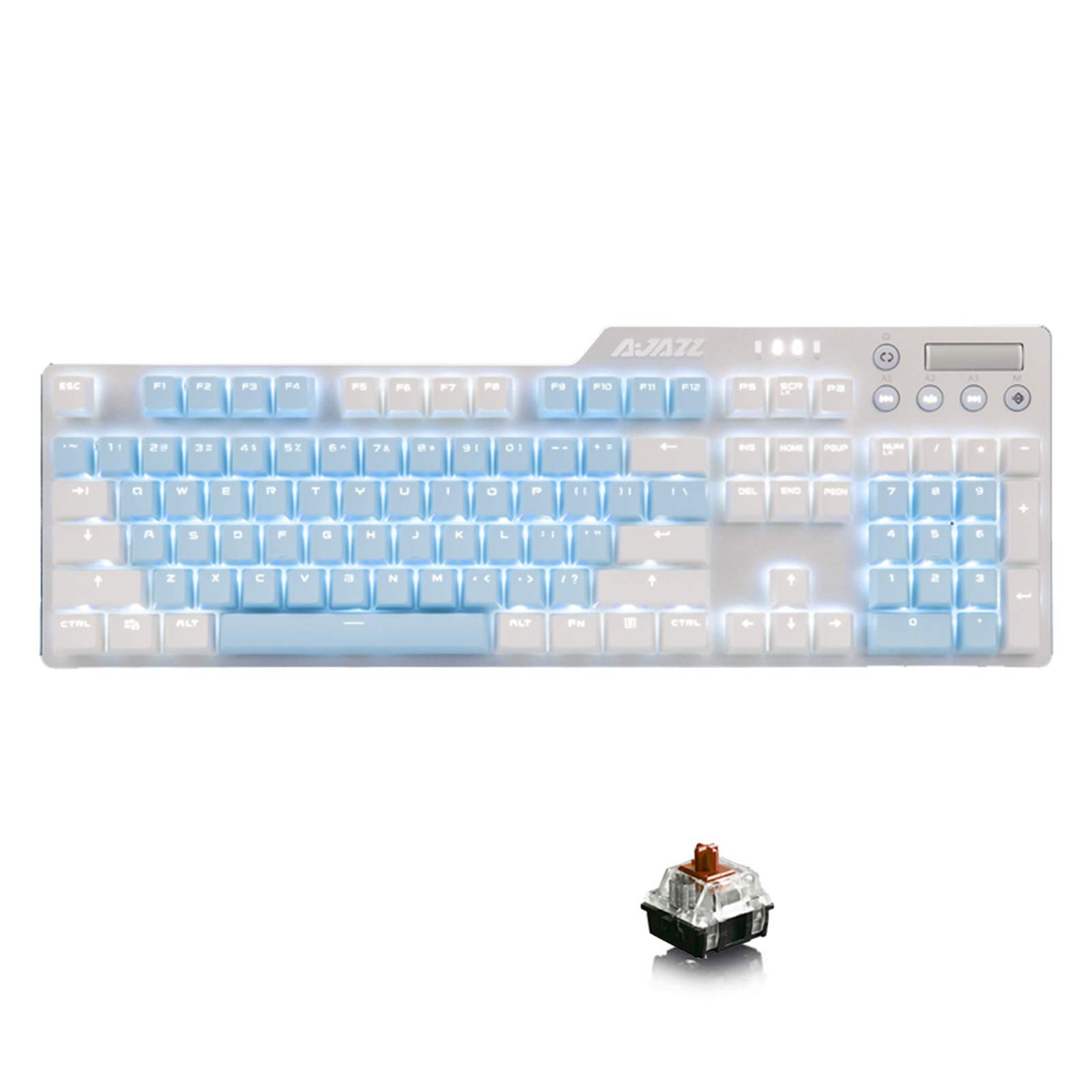 Mua Ajazz AK35i Mechanical Keyboard Wired Gaming Keyboard White ...