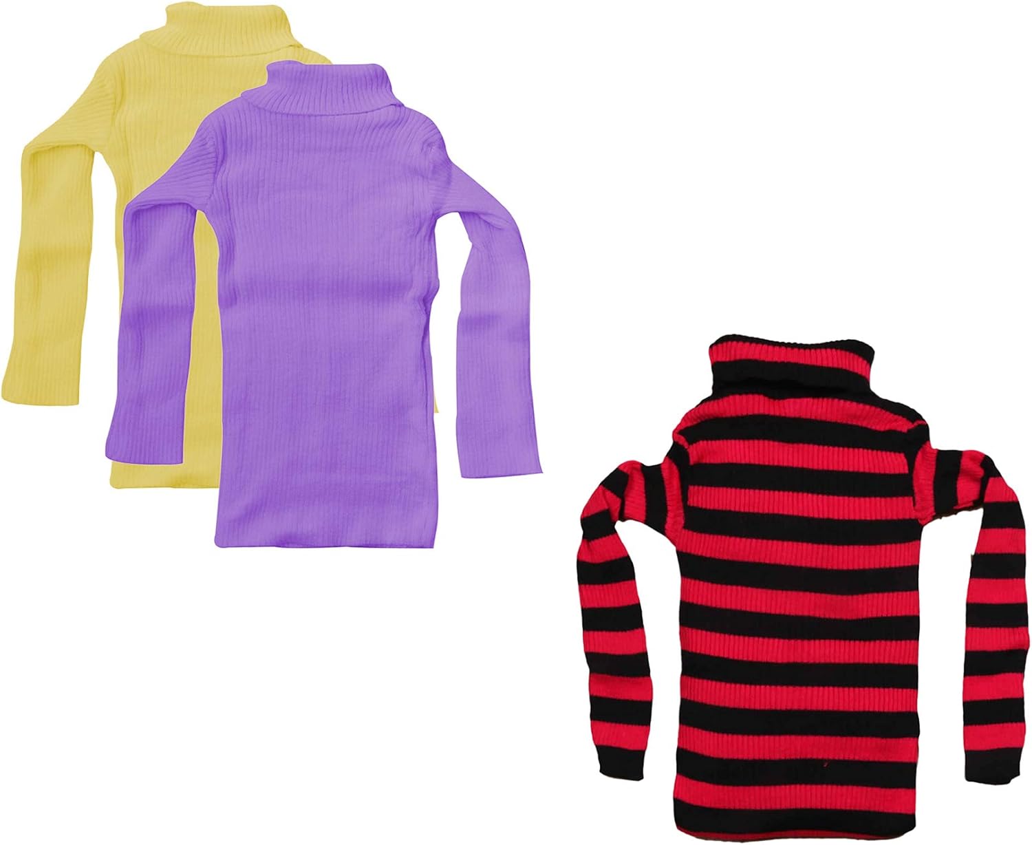 IndiWeaves Girls Wollen Warm Full Sleeve High Neck/Skivvy for Winters ...