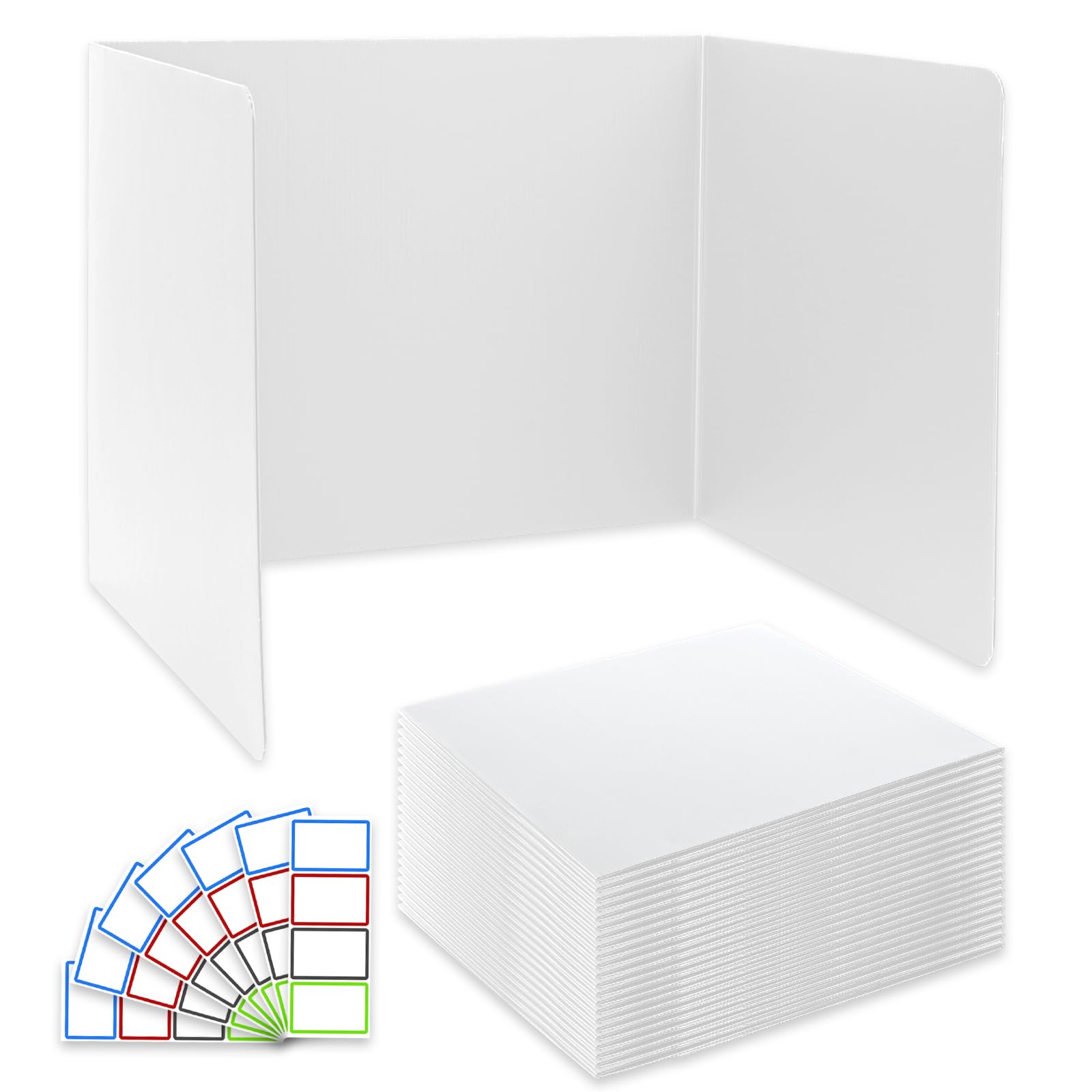 Deekypol 22-Pack Desk Dividers for Students - Durable & Waterproof ...