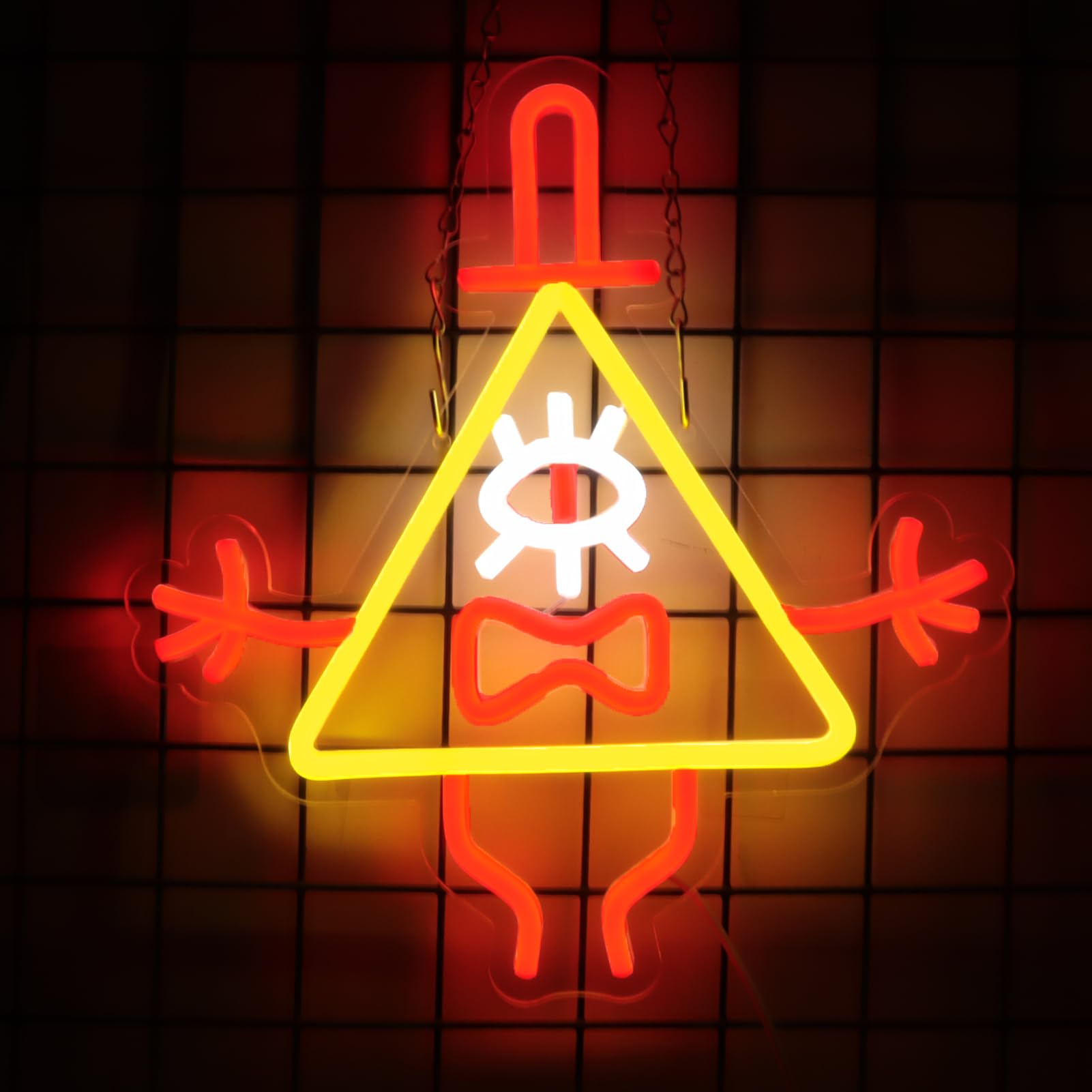 Mua Gravity Neon Sign Falls Bill Cypher Yellow Triangle Monster Neon ...
