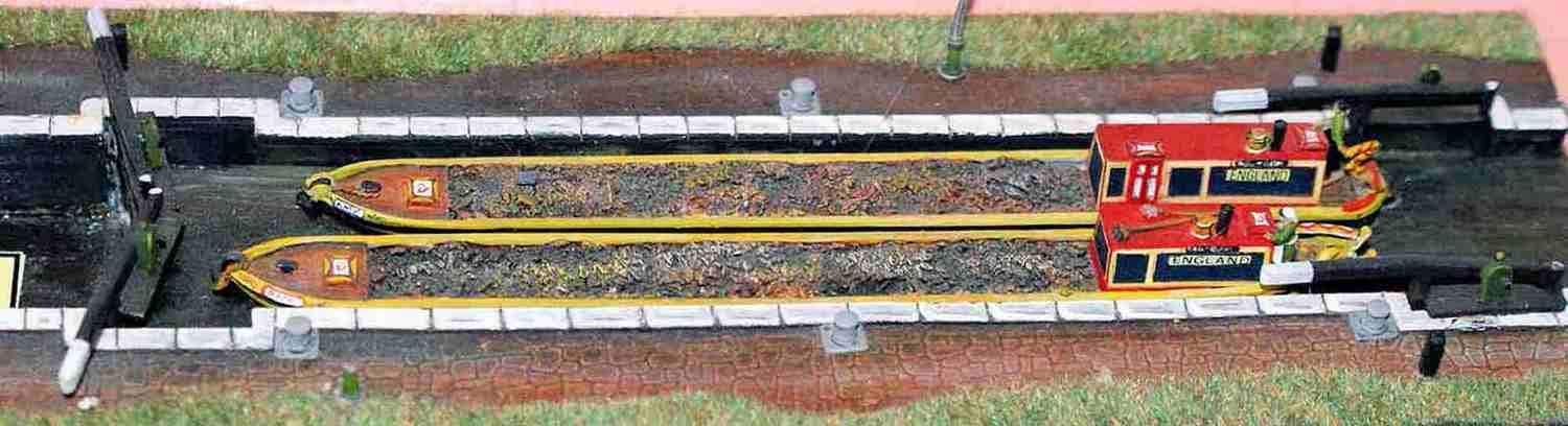 Langley Models 2 canal boats 4 lock gates N Scale UNPAINTED Metal Model ...
