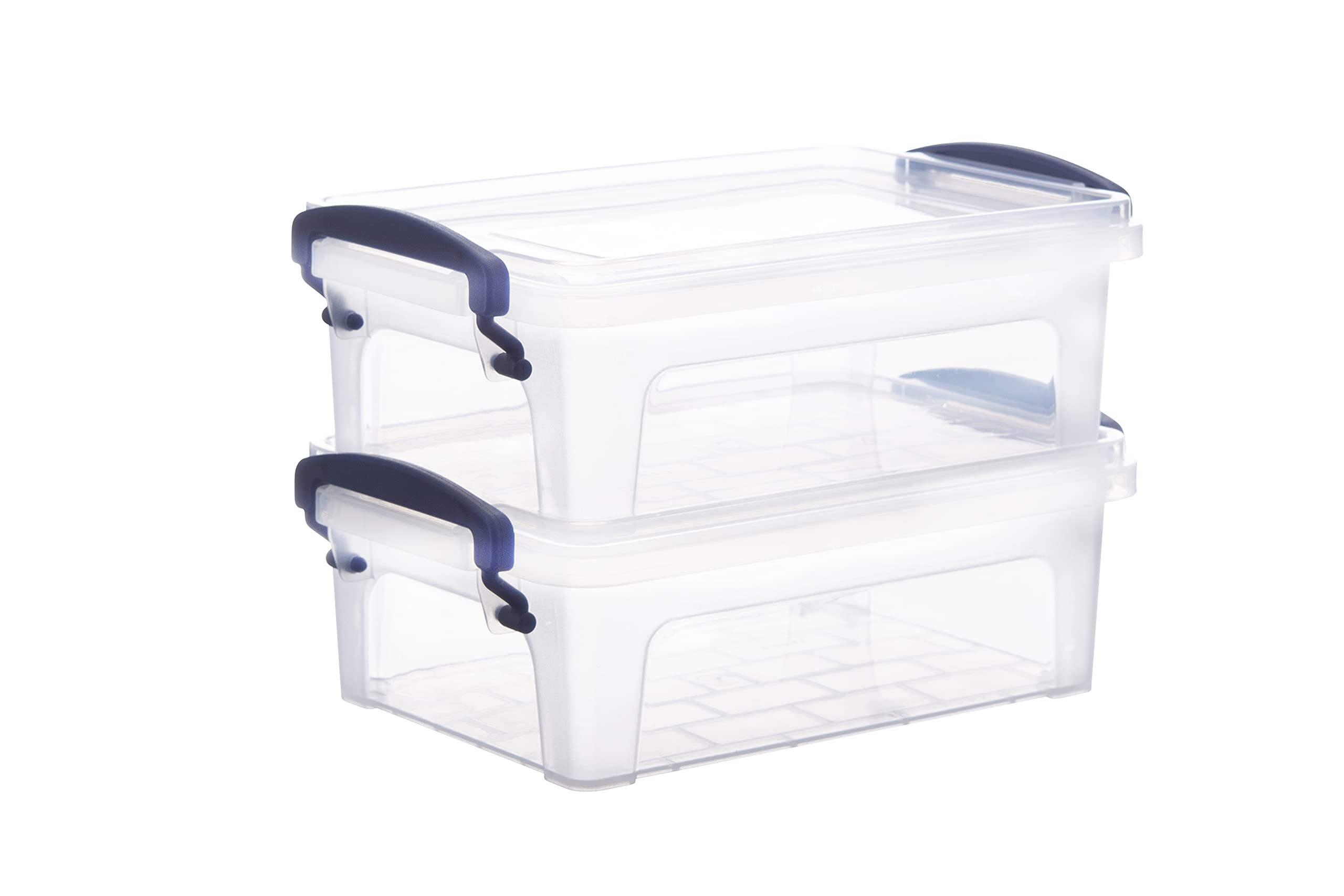 Mua Superio Mini Storage Bins with Lids, Clear Plastic Containers for ...