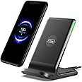 INIU Wireless Charger, 15W Qi-Certified Fast Wireless Charging Stand ...