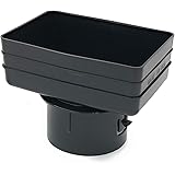 Advanced Drainage Systems 0664AA Downspout Adaptor, 6" x 4" x 6 ...