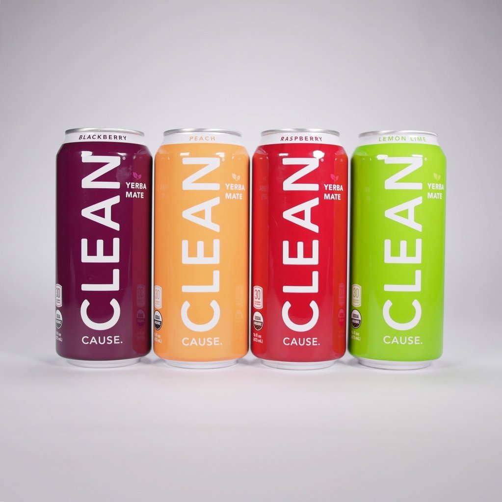 Amazon.com : Clean Cause Sparkling Peach Yerba Mate - 16 Ounces (Case ...