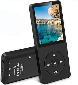 Amazon.com: AGPTEK A02 8GB MP3 Player, 70 Hours Playback Lossless Sound ...