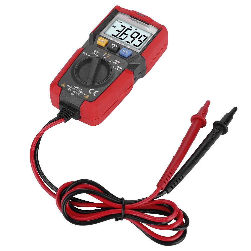 Electrical Tester Multimeter Volt Ohm Meter Handheld 4000 Counts AC DC ...