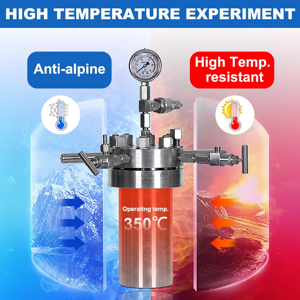 Labfeng Autoclave Reactor MAX 350Celsius Degree 22Mpa High Pressure ...