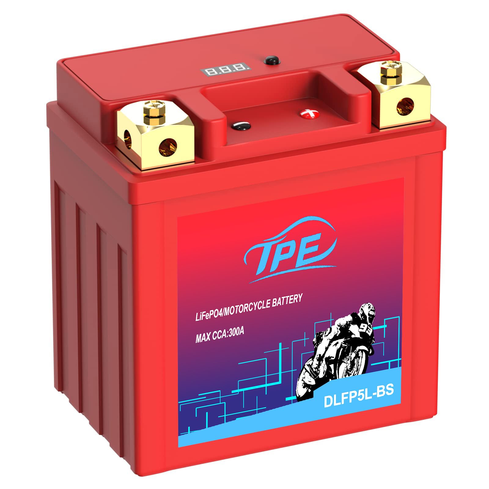 Lithium Motorcycle Battery 12V Lithium Powersport Battery with Smart ...