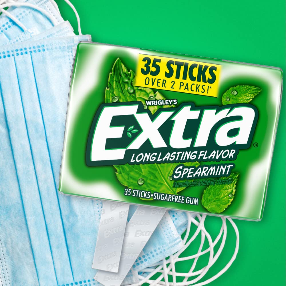 Mua Gum Spearmint Sugar Free Chewing Gum Mega Pack, 35 Stick (Pack of 6 ...