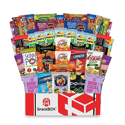 SnackBOX Healthy Snacks BOX Care Package (40 Count) Back To School ...