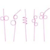 Amazon.com: Fiesta First 10 Premium Long Crazy Silly Straws for Kids ...