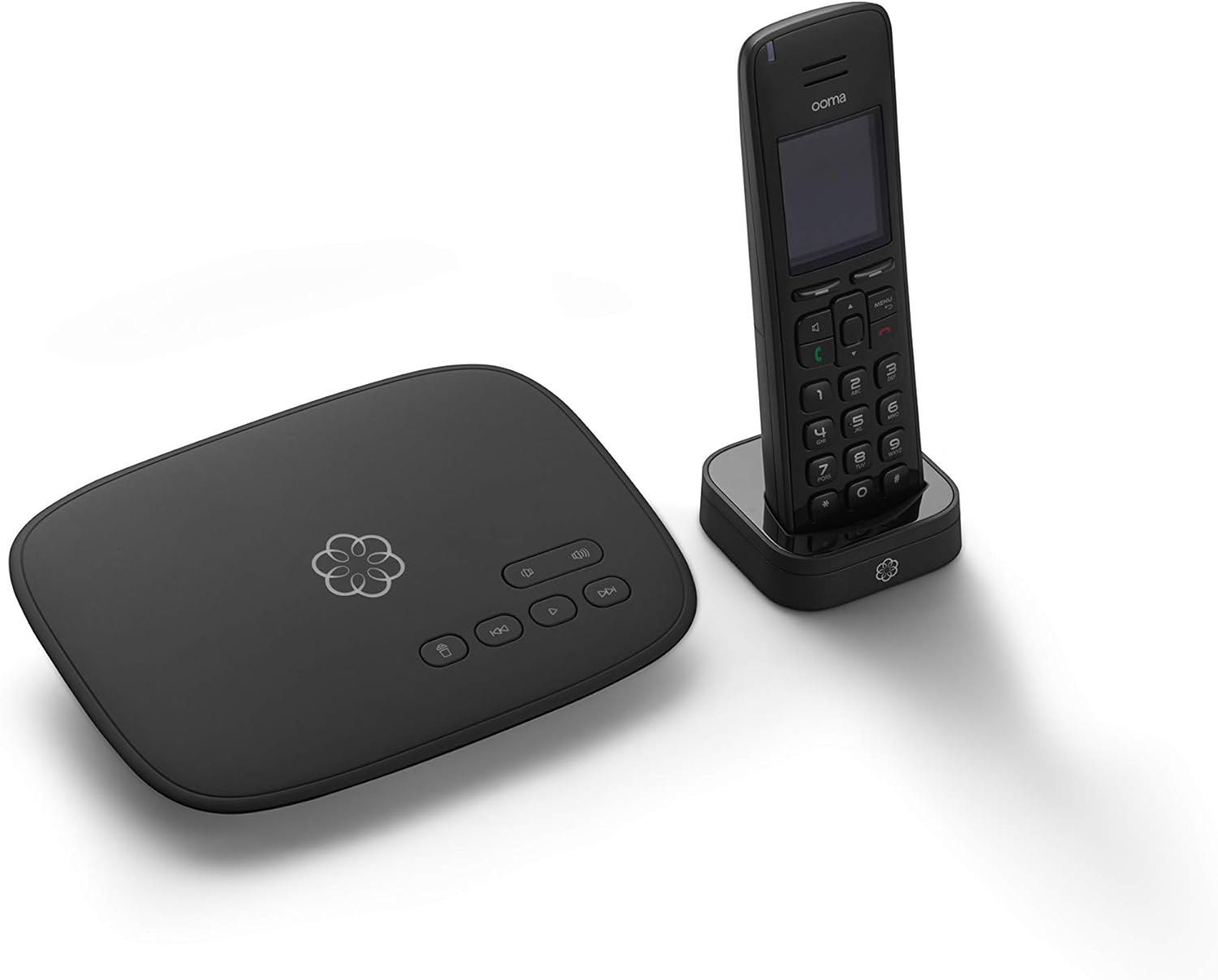 Ooma Telo Free Home Phone Service and HD3 Handset. Works with Amazon ...