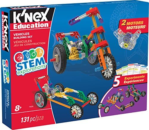 سعر K'NEX 79320 Education STEM Explorations Vehicles Building Set, 7 ...