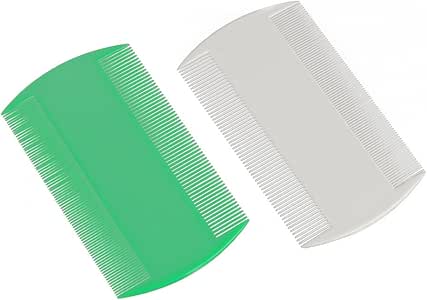 Pinzhi 2 x Doble Cara Peine Contra Piojos y Liendres Pequeño Mascota ...