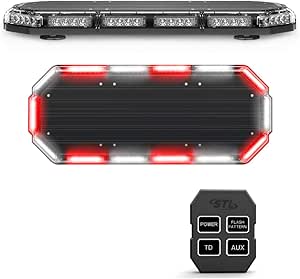 Amazon.com: SpeedTech Lights K-Force 27 Mini Light Bar 168 Watts LED Strobe Lights for Trucks ...