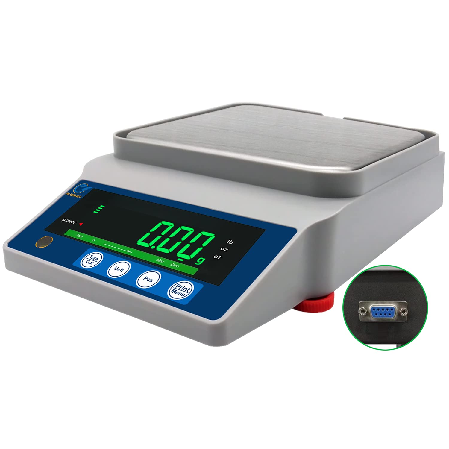 Lab Precision Scientific Balance Scale 1000g x 0.01g |g/lb/oz/ct| .01 ...