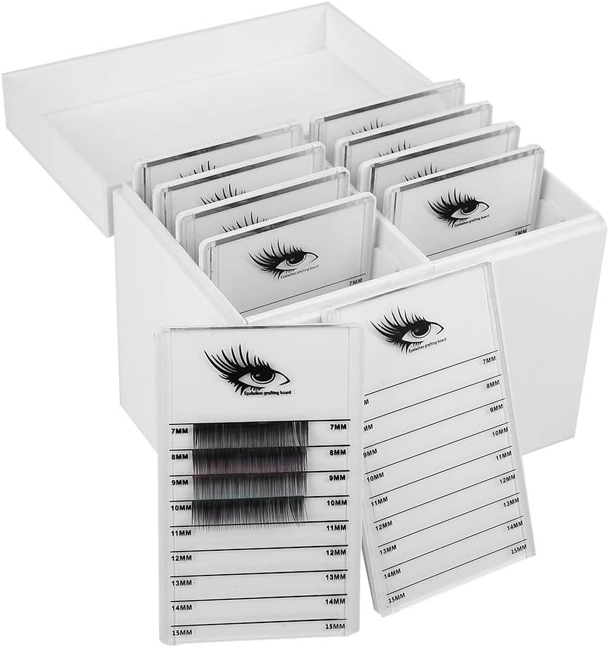 10 Layers Eyelash Extension Storage Box, False Eyelash Makeup Organizer ...