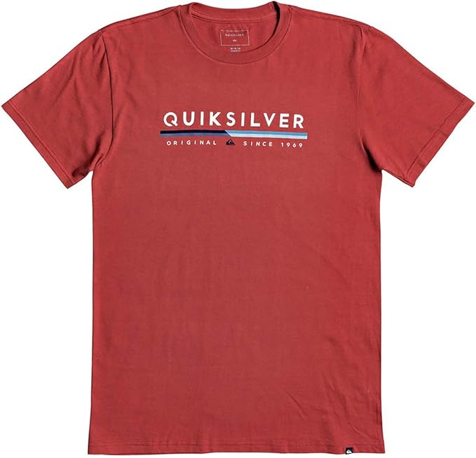 Quiksilver Men's Retro Lines Tee Shirt: Amazon.co.uk: Clothing