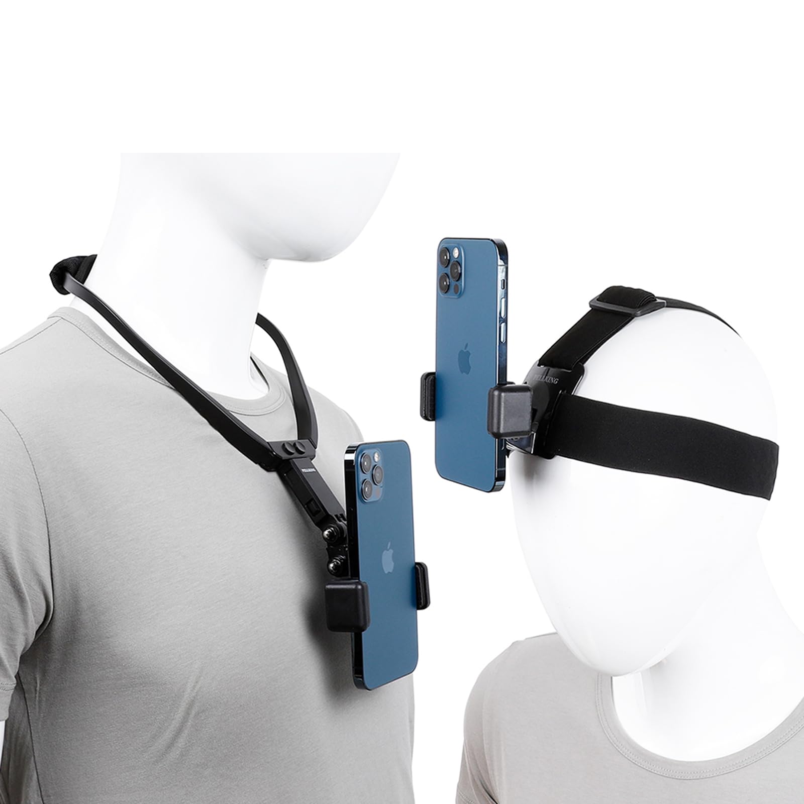 Mua Pellking POV/Vlog Smartphone Head Strap Mount Selfie Neck Holder ...