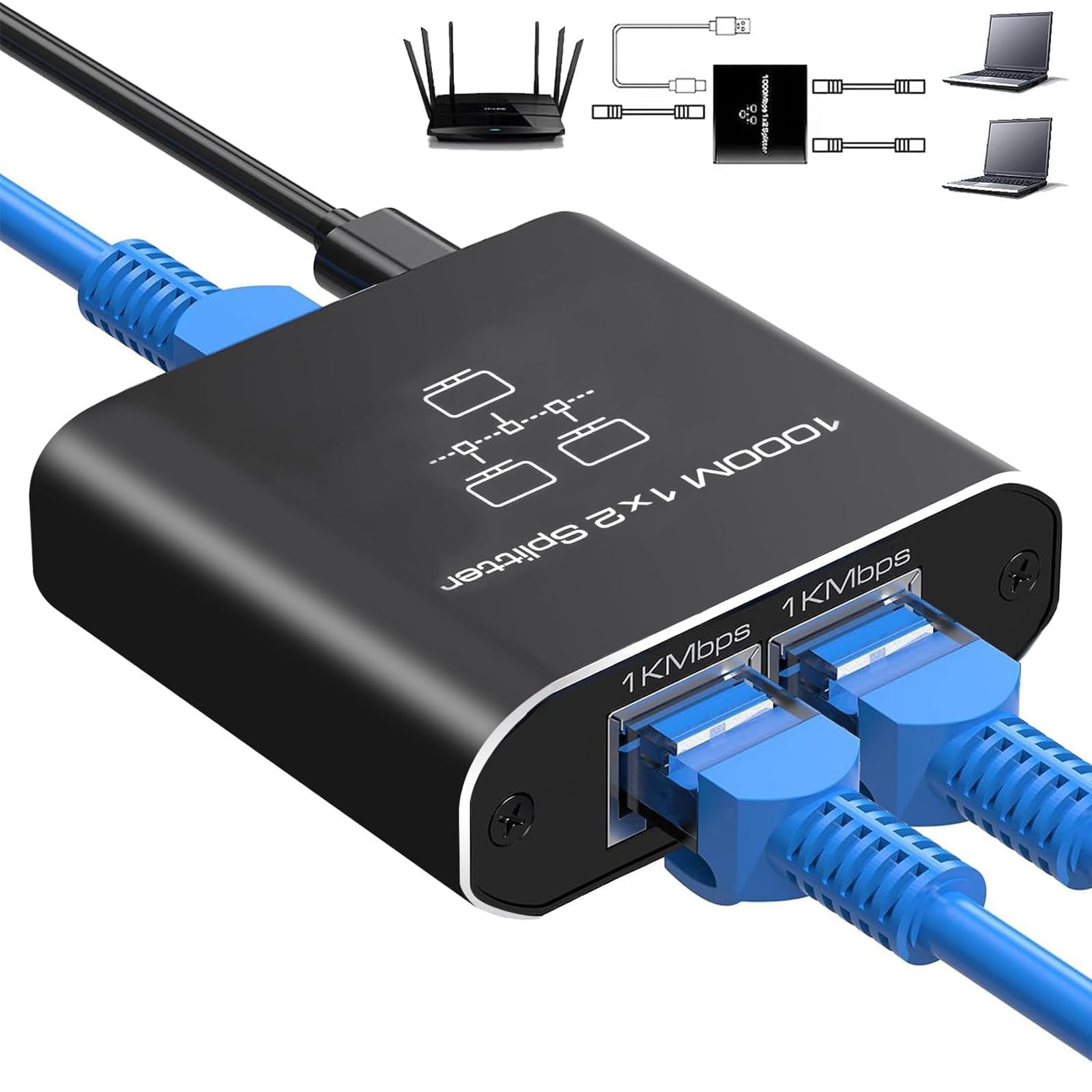 Mua Oliveria LAN Splitter 1 auf 2 1000Mbps Ethernet Splitter LAN Switch ...