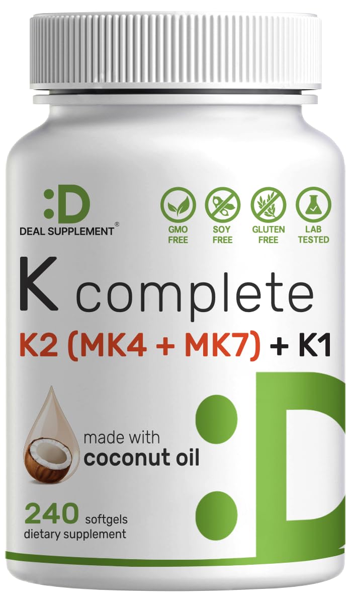 Mua DEAL SUPPLEMENT Vitamin K Complete - 240 Coconut Oil Softgels ...