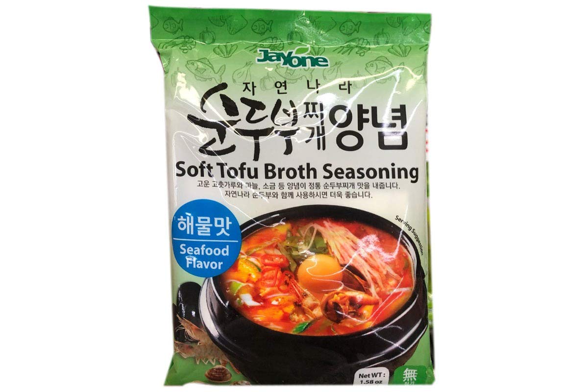 1017 Korea Jayone Korean Soft Tofu Broth Seasoning Seafood Flavor ...