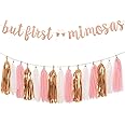 Amazon.com: Aonor Rose Gold Mimosa Bar Bridal Shower Decorations ...
