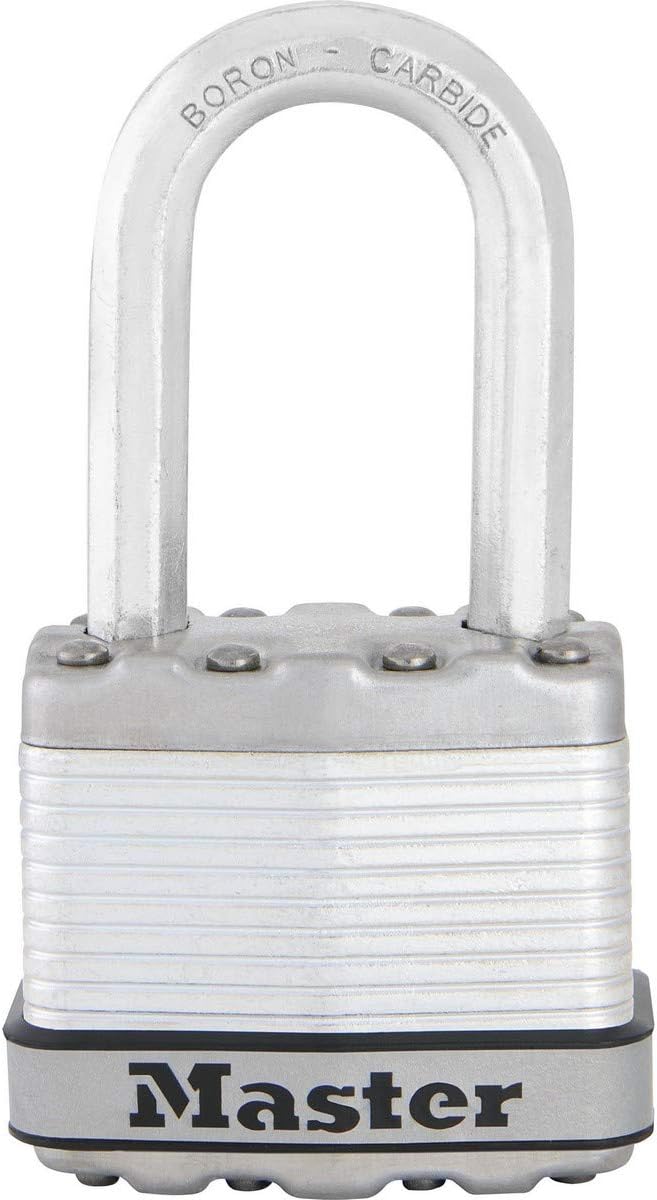 MASTER LOCK Heavy Duty Padlock [Key] [Laminated Steel] [Medium Shackle ...