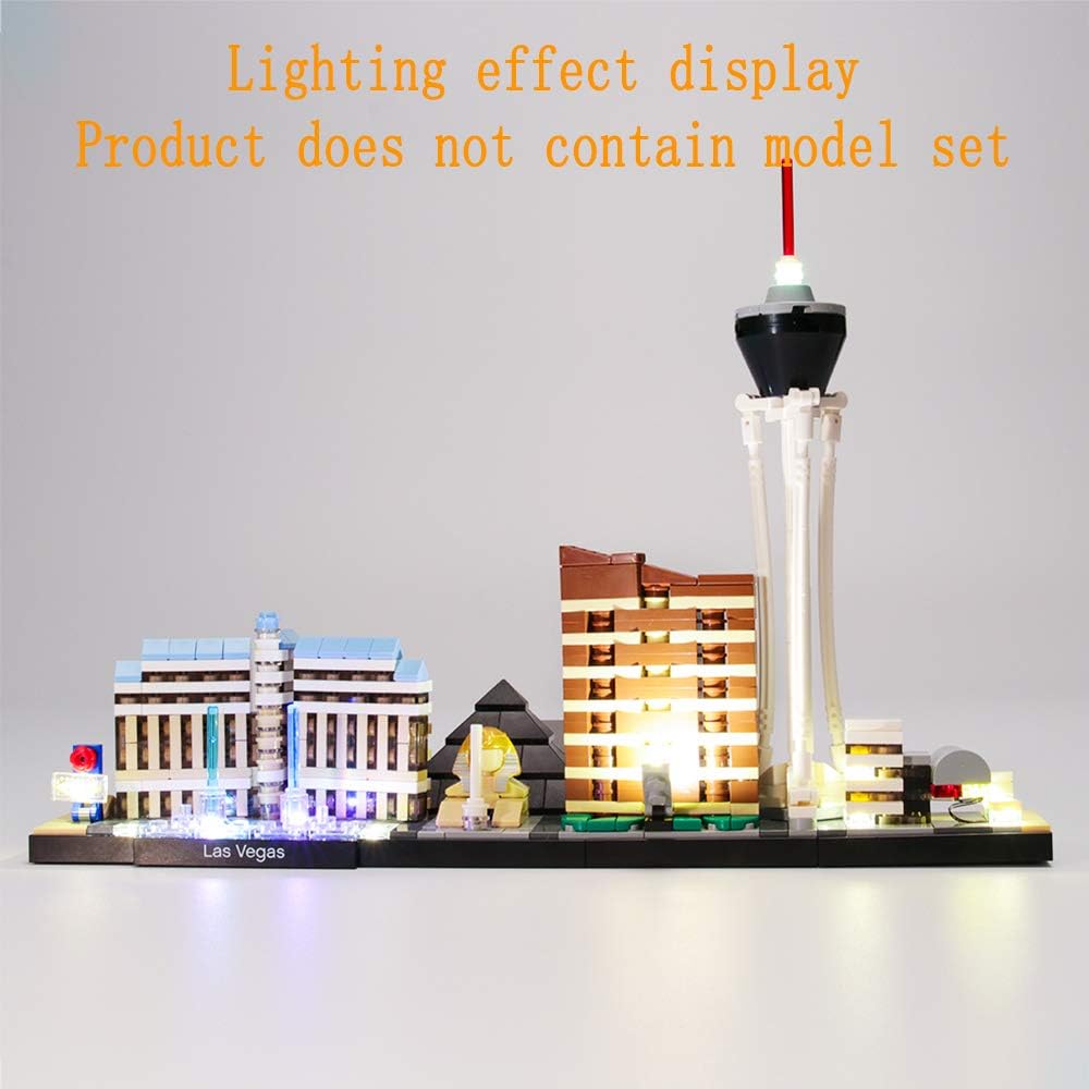 GEAMENT LED Light Kit for Architecture Skyline Collection Las Vegas ...