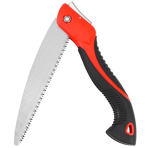 WEIMELTOY 8 Inch Folding Pruning Saw, Heavy Duty Folding Hand Saw with ...