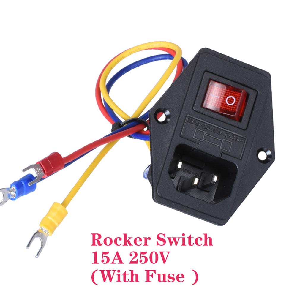 Amazon.com: BIGTREETECH DIRECT 15A 250V Power Switch AC Power Outlet ...