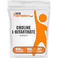 Amazon.com: BulkSupplements.com Choline L-Bitartrate Powder - Liver ...