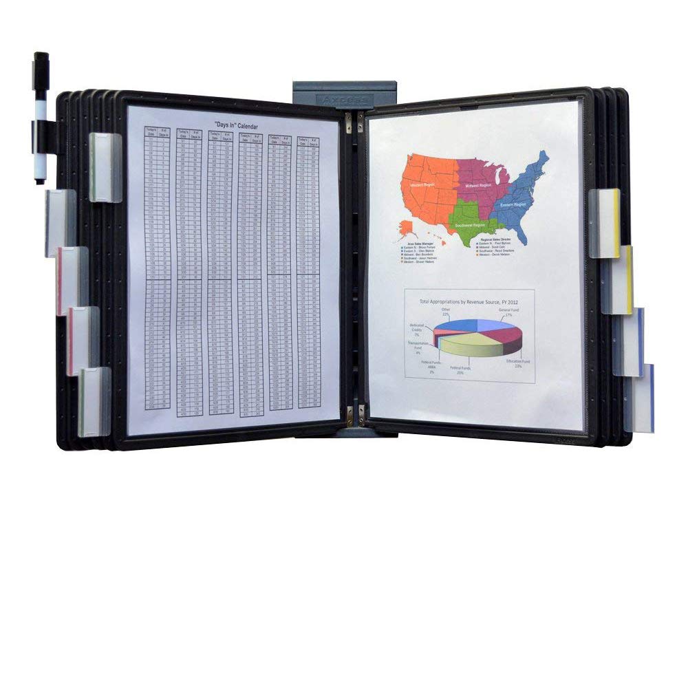 Amazon.com : Ultimate Office DocuMate 10-Pocket Wall Reference ...