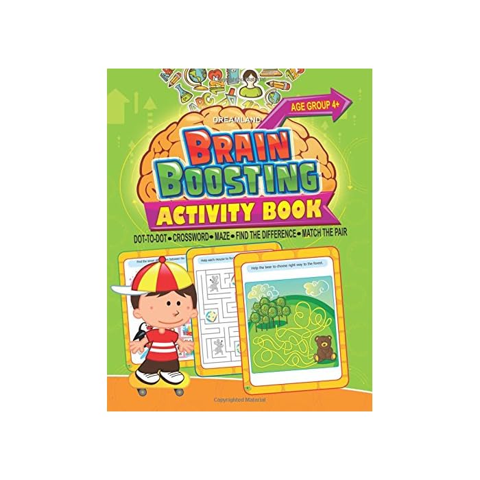 Buy Brain Boosting Activity Book: Match the Pair, Find the Difference ...