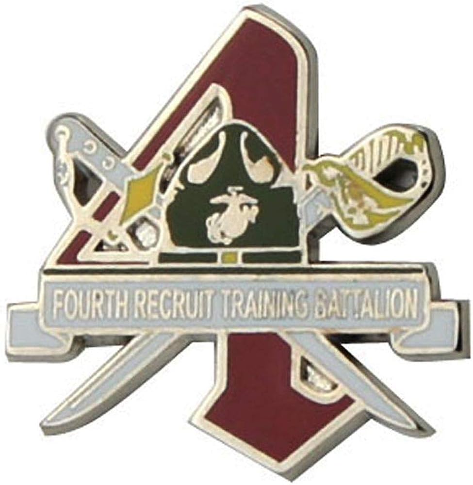 Amazon.com: Fourth 4th Recruit Training Battalion Logo Lapel Pin - 1 ...