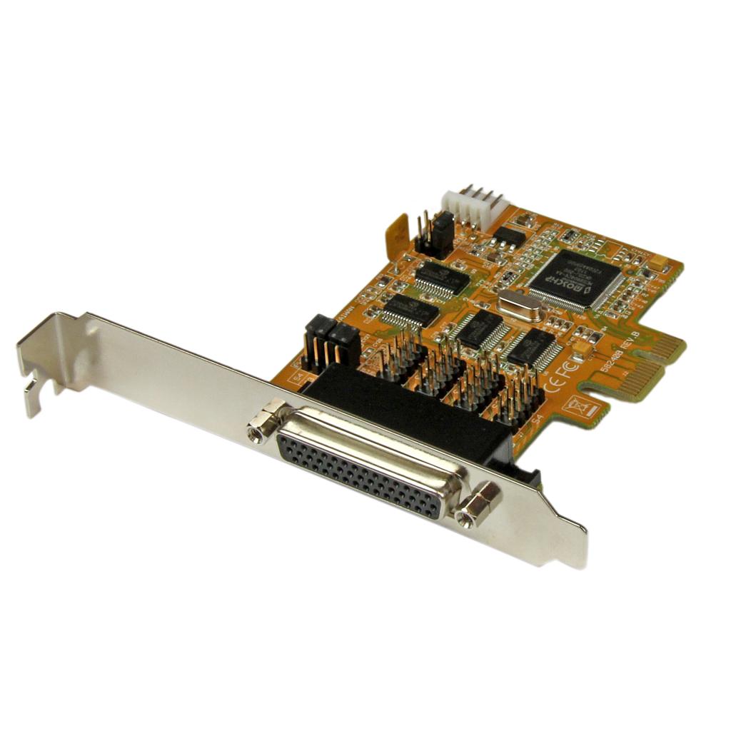 Amazon.com: StarTech.com 4-Port PCI Express RS232 Multiport Serial Card ...
