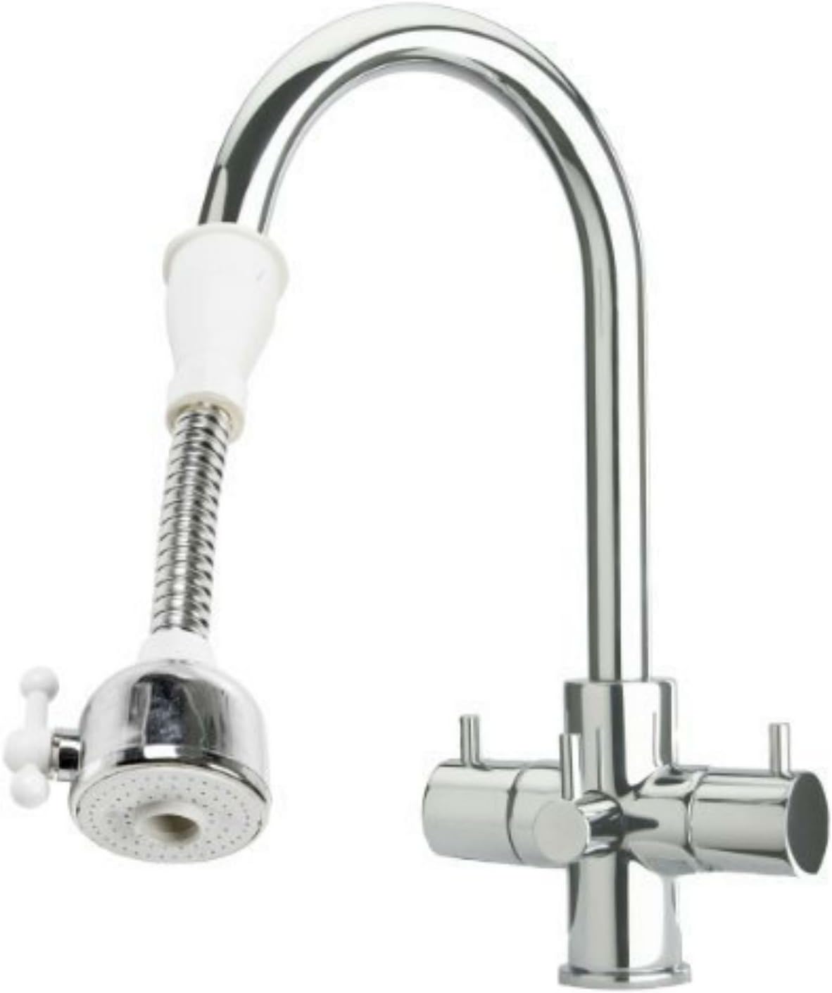 Water Saving Kitchen Tap Hose Faucet Aerator 360° Swivel Adjustable ...