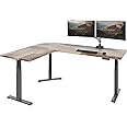 Amazon.com: Vari ComfortEdge 80x60 L-Shape Electric Standing Desk ...